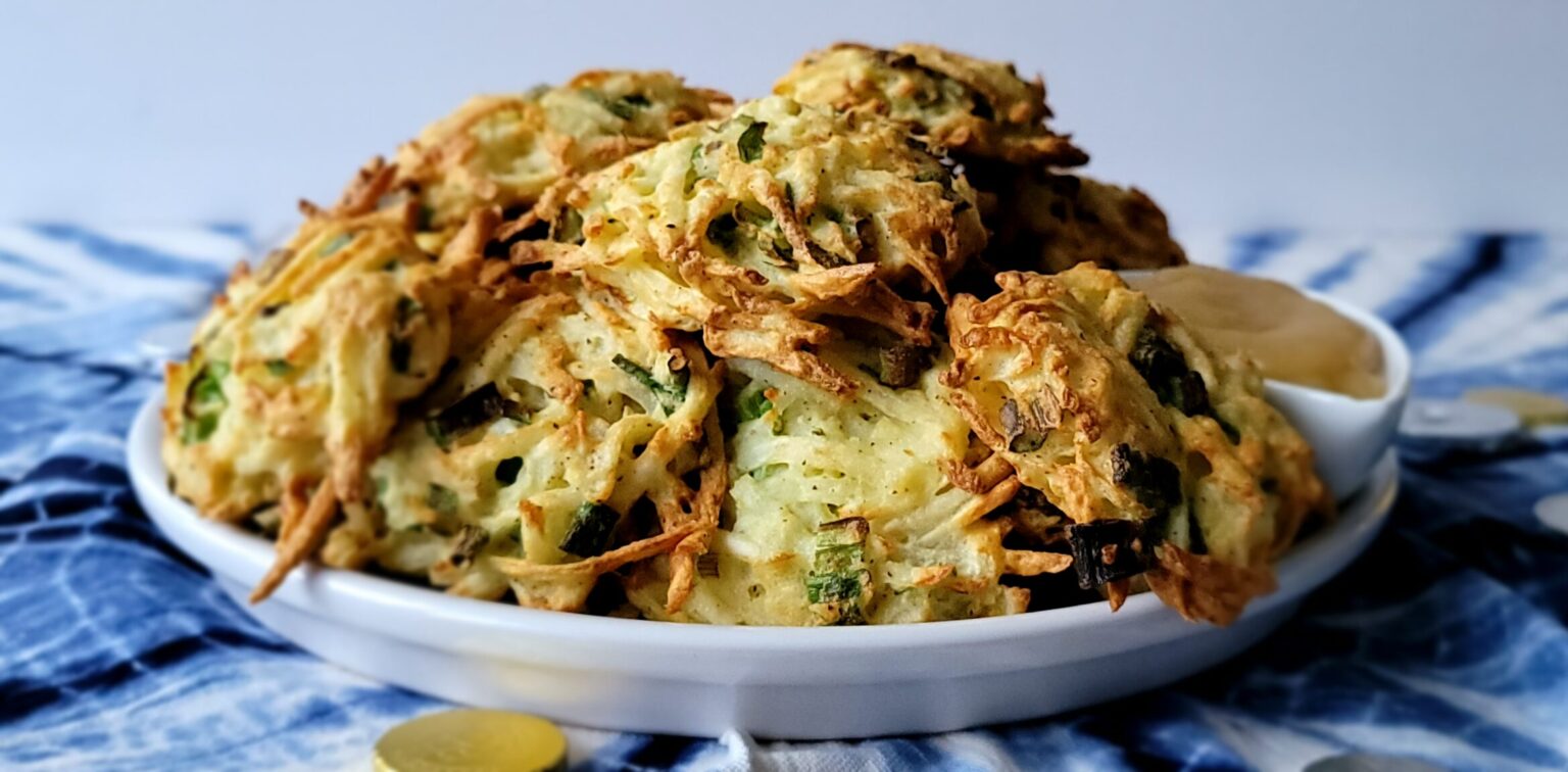 Air Fried Hash Brown Potato Latkes - Kosher Everyday