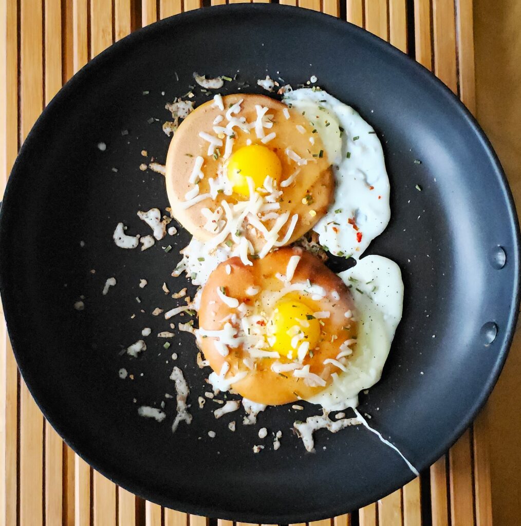 Cheesy Eggy Bagels with Avocado Mash - Kosher Everyday