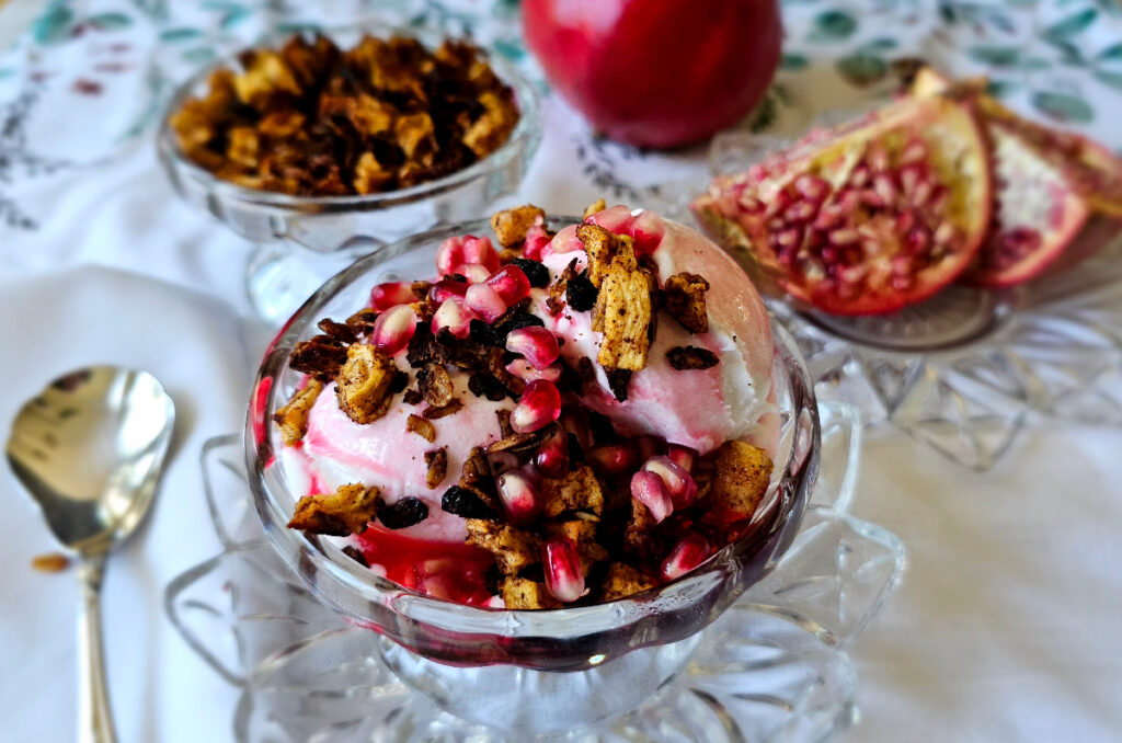 Pomegranate Apple Sundaes - Kosher Everyday