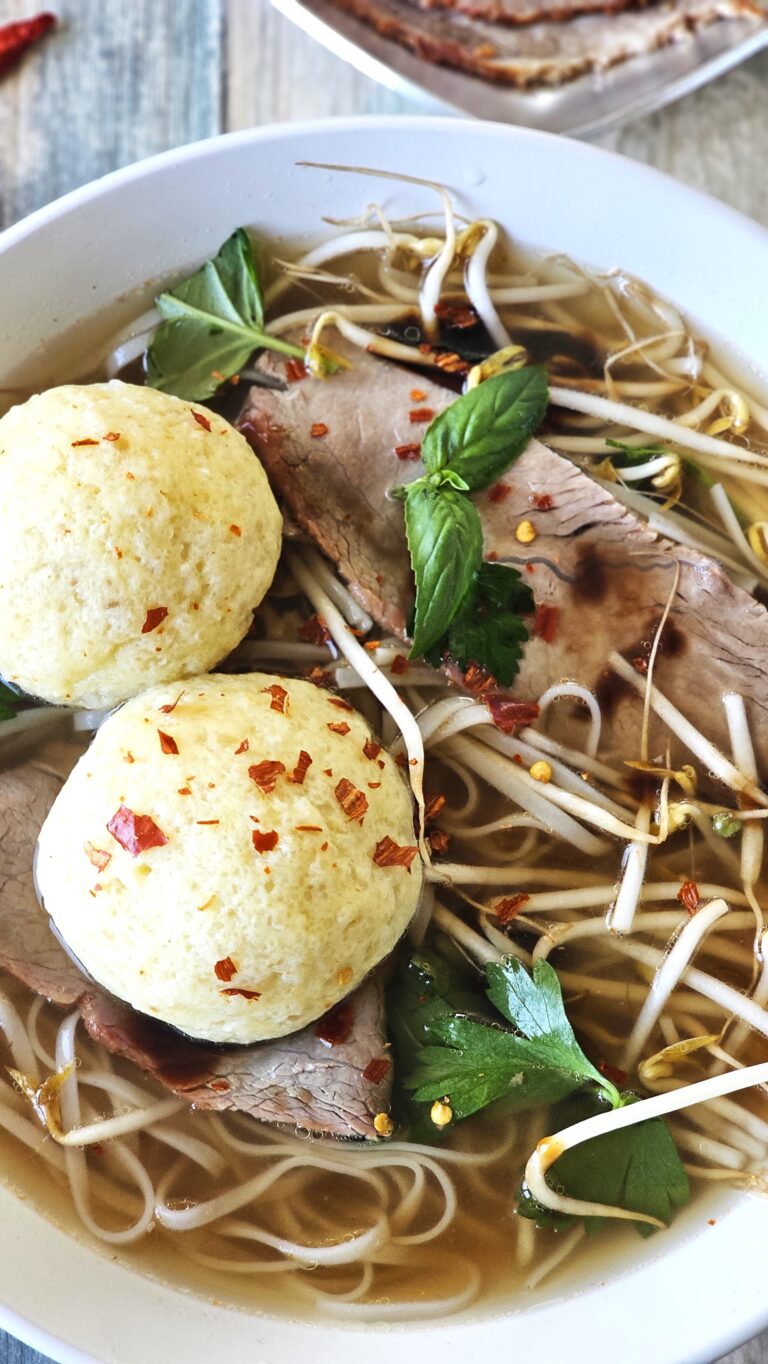 Matzoh Ball Pho - Kosher Everyday