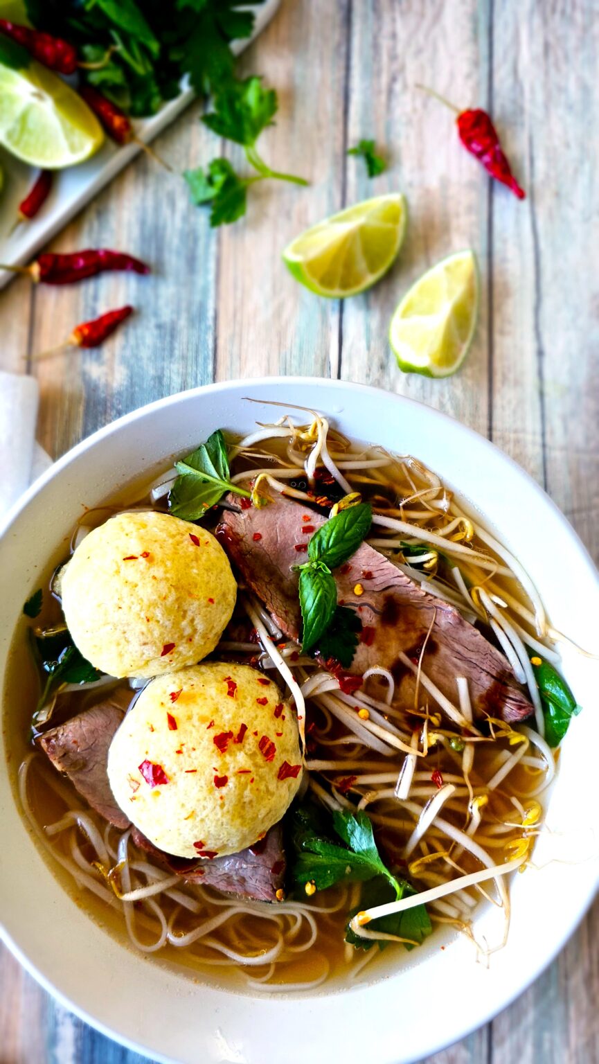 Matzoh Ball Pho - Kosher Everyday