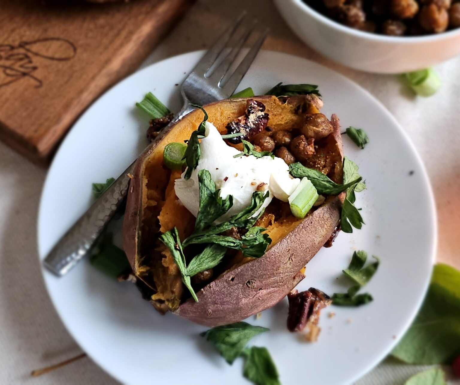 Loaded Baked Sweet Potato Bar - Kosher Everyday